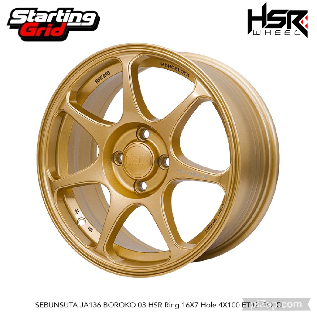 Jual Velg Mobil HSR R16 Cocok Untuk Brio, City, Cayla, Agya, Mazda2, Voxy, Vios | Shopee Indonesia