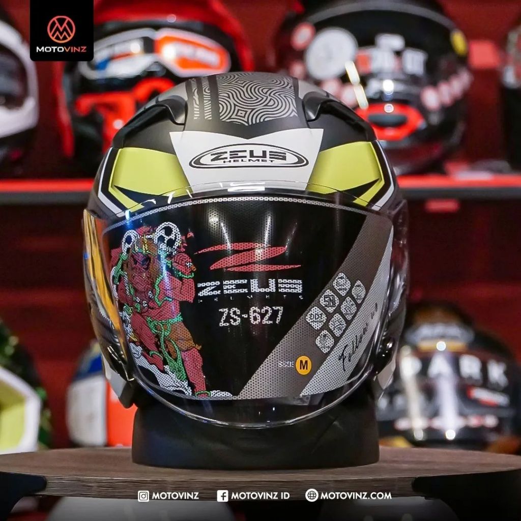 Jual Helm Half Face Zeus ZS-627 All Varian Original | Shopee Indonesia