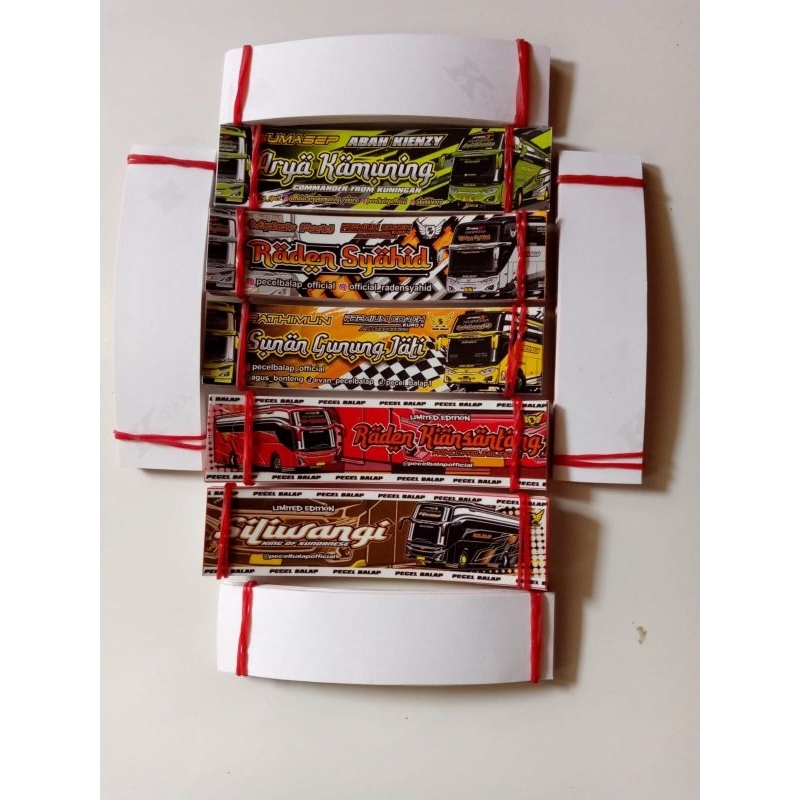 Jual stiker bus basuri dari pecel balap isi 5 sampai 15 stkr | Shopee ...