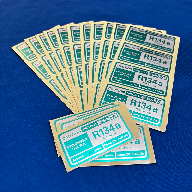 Jual STICKER AIRCON R134a HONDA ORIGINAL | Shopee Indonesia
