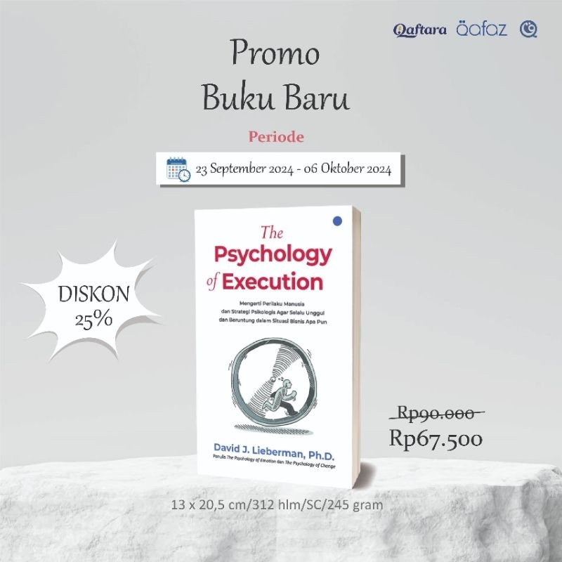 Jual Buku The Psychology of Execution by David J. Lieberman, Ph.D ...