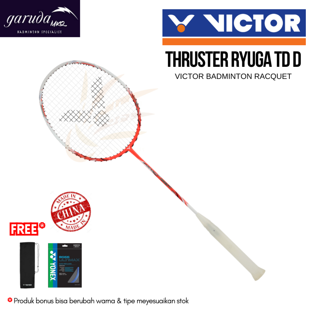 Jual Raket Badminton Victor THRUSTER RYUGA TD D / TK-RYUGA TD D ...