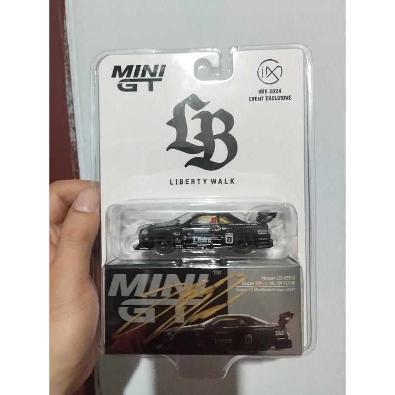 Jual Mini GT Nissan Skyline R34 LBWK IMX Exclusive / Indonesia ...