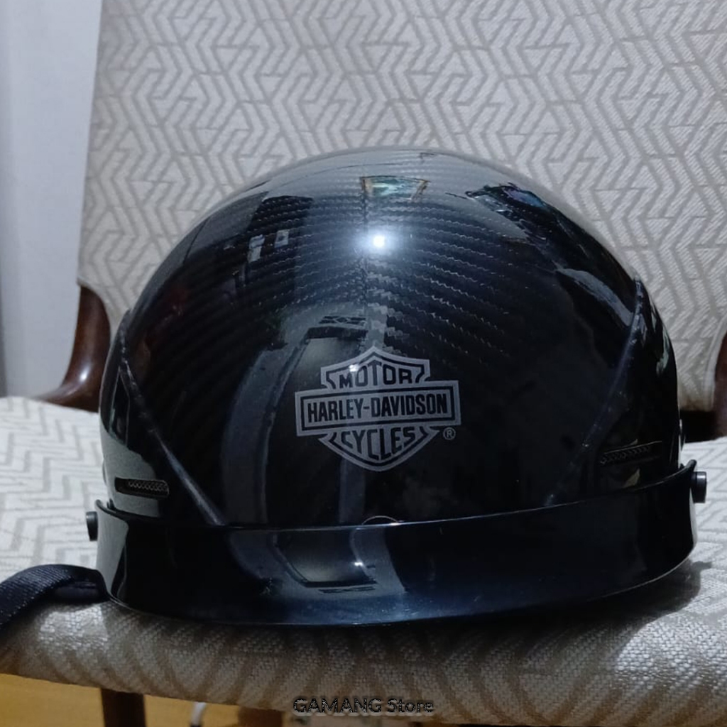 Jual Helm Harley Davidson Full Carbon Kevlar Original | Shopee Indonesia