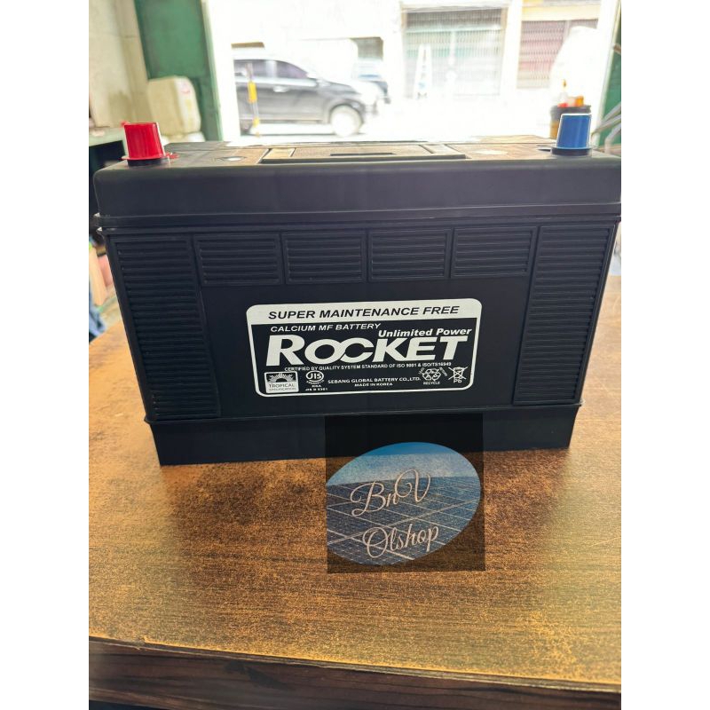 Jual Battery Rocket 12v 100ah SMF RA1000 sebang unicore | Shopee Indonesia