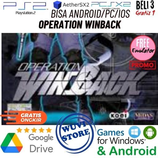 Jual PS 2 Operation Winback | Bisa di PC / Android / IOS Plus Emulator ...