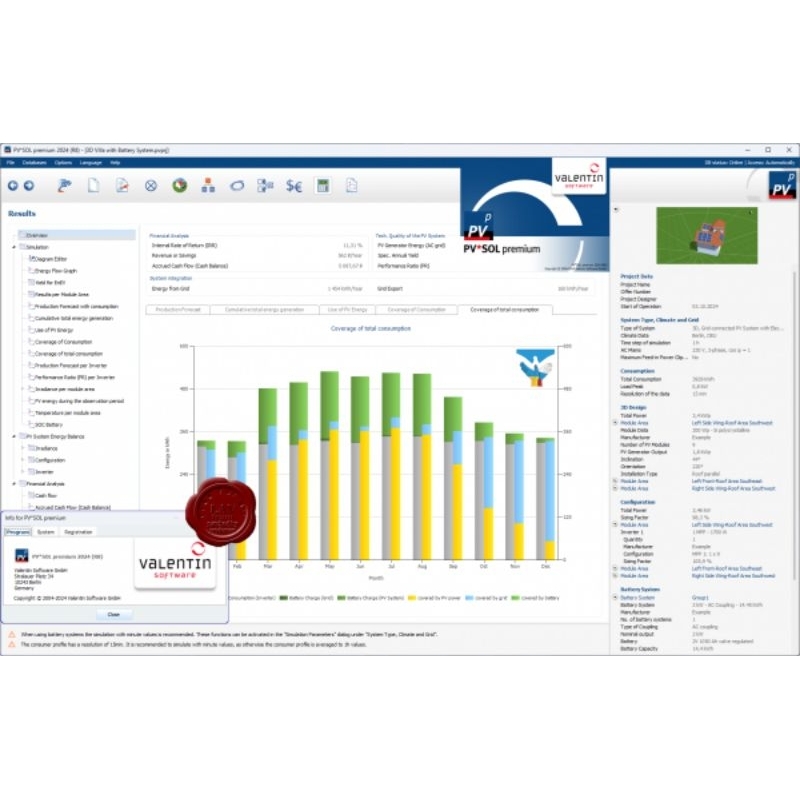 Jual Valentin Software PV*SOL premium 2024 R8 | Shopee Indonesia