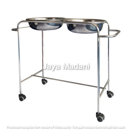 Jual Troli Waskom, Troly baskom, Trolley siben rumah sakit Stainless ...