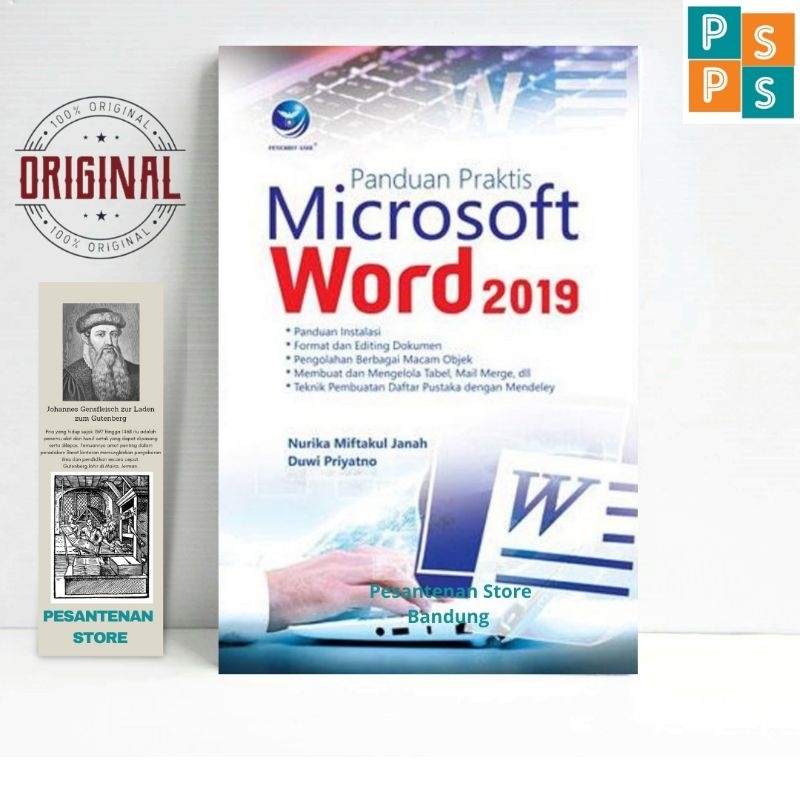 Jual Panduan Praktis Microsoft word 2019 buku Original Penerbit Andi publisher | Shopee Indonesia