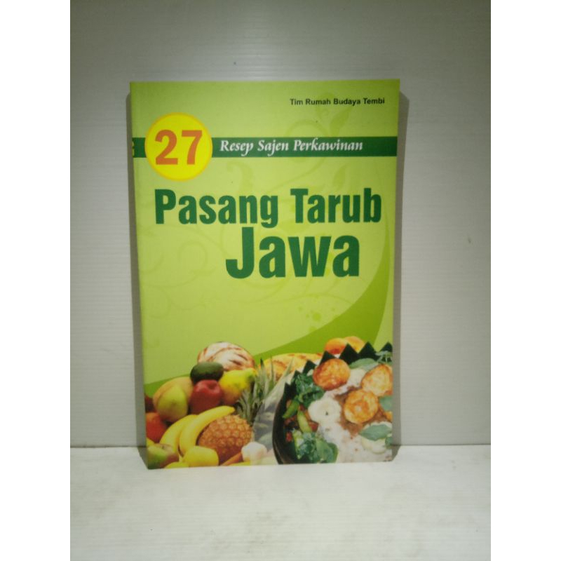 Jual BUKU 27 RESEP SAJEN PERKAWINAN: Pasang Tarub Jawa | Shopee Indonesia