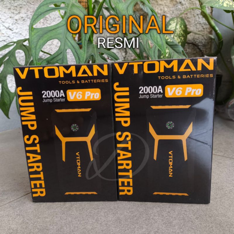 Jual VTOMAN V6 Pro Jump starter aki mobil motor powerbank 10000mAh ...