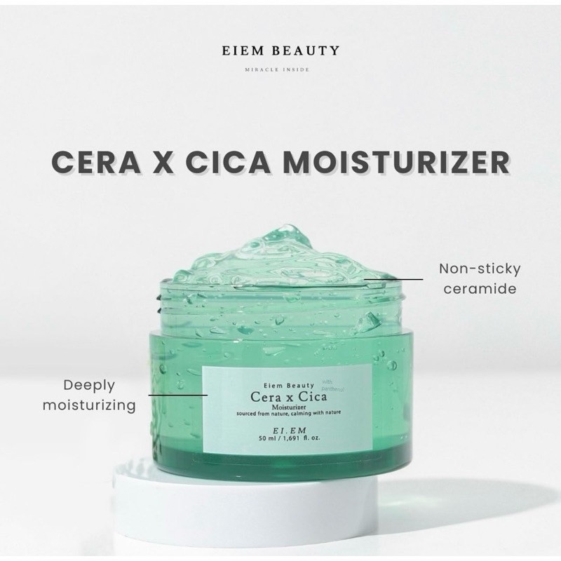 Jual Eiem Beauty Cera X Cica Moisturizer | Shopee Indonesia