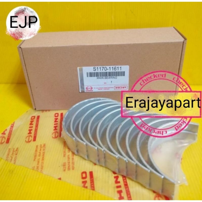 Jual metal duduk main bearing toyota hino dutro ht130 ht125 original ...