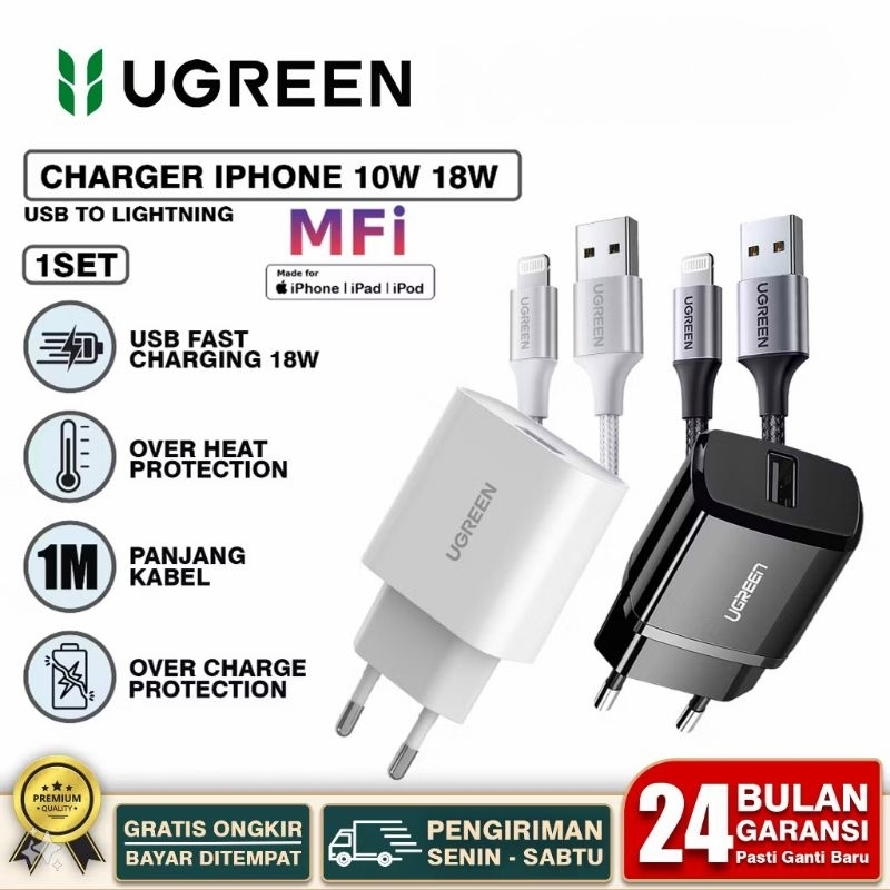 Jual Charger 1 Set Untuk Iphone 11 Fast Charging 10W-18W Kabel Nylon ...