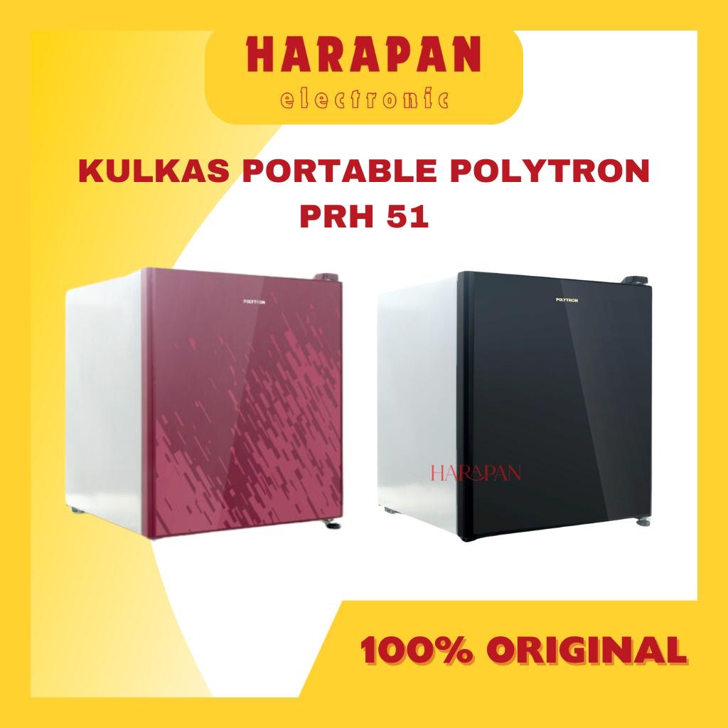 Jual KULKAS PORTABLE POLYTRON PRH 51 / KULKAS MINI SERBAGUNA 50 LITER | Shopee Indonesia