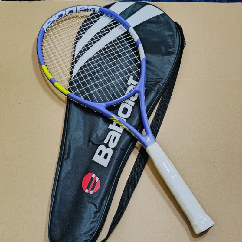 Jual RAKET TENIS NADAL PEMULA UNGU SIAP PAKAI | Shopee Indonesia
