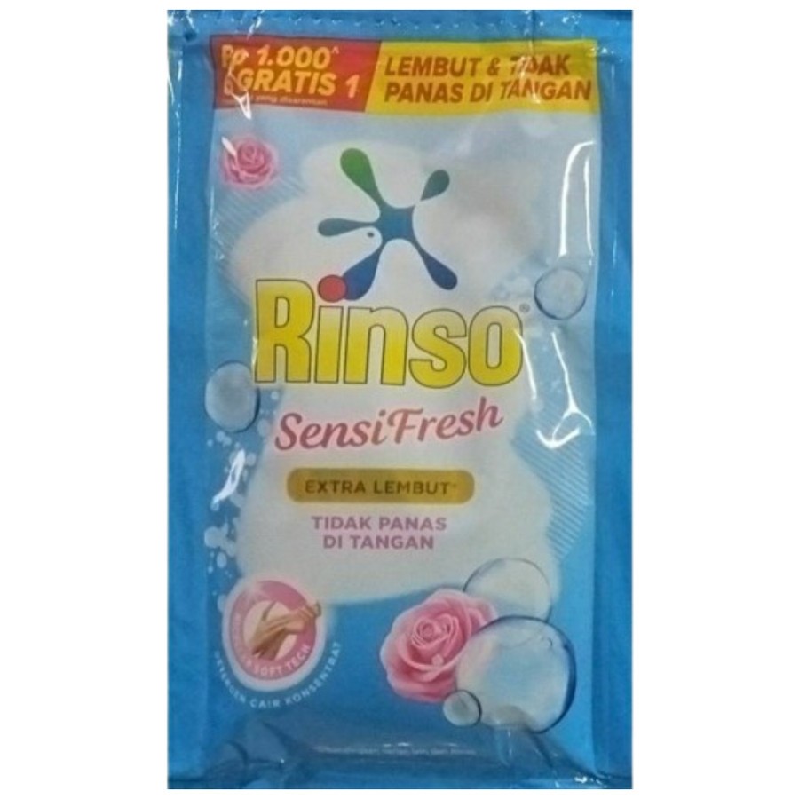 Jual Detergen Cair Rinso Liquid Micellar Sachet 42 ml | Shopee Indonesia