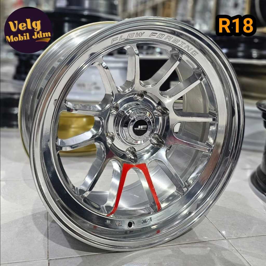 Jual velg racing mobil 18 BUZZ JF FLOW FORMING R18 pajero Fortuner Triton | Shopee Indonesia