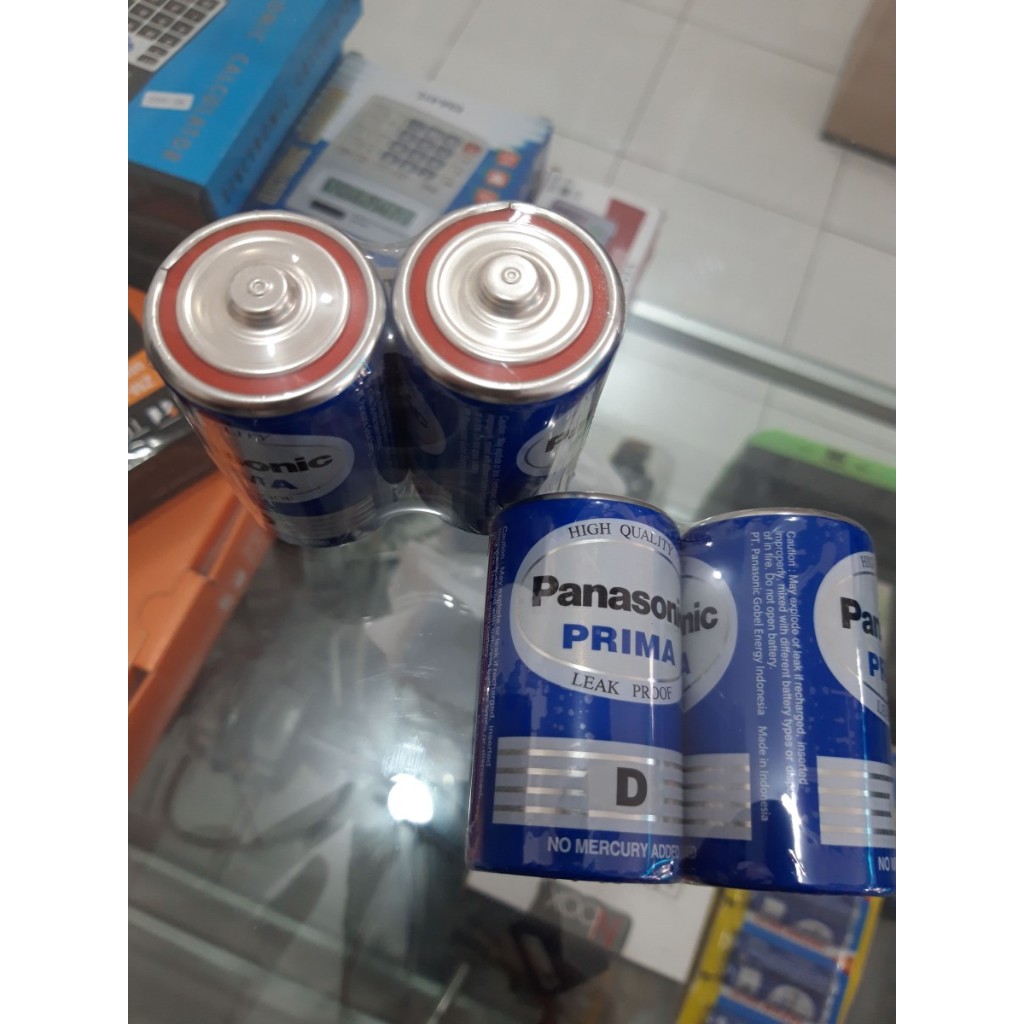 Jual Baterai besar Panasonic Prima Type D Baterai Senter / Radio ...