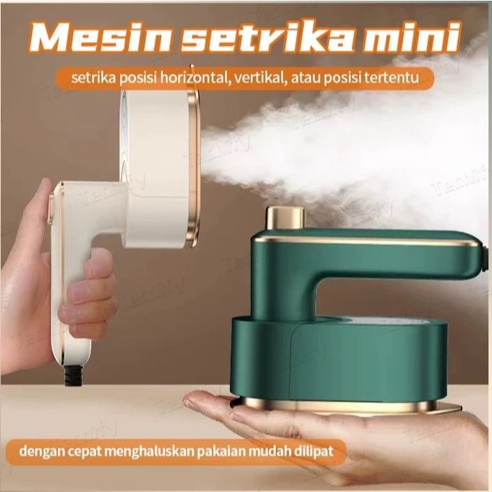 Jual [ COD ] setrika uap portable sederhana 3in1,setrika mini portable ...