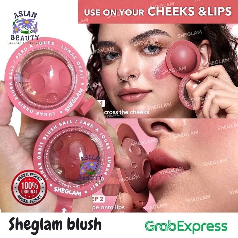 Jual [100% ORI] blush SHEGLAM lunar orbit cream blush ball | Shopee Indonesia