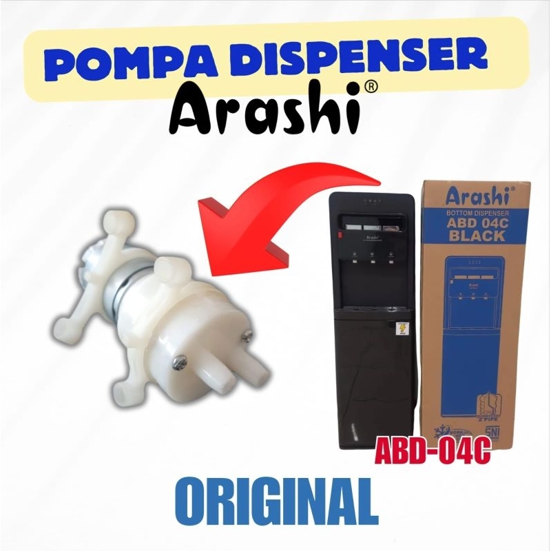 Jual pompa dispenser ARASHI galon bawah | Shopee Indonesia