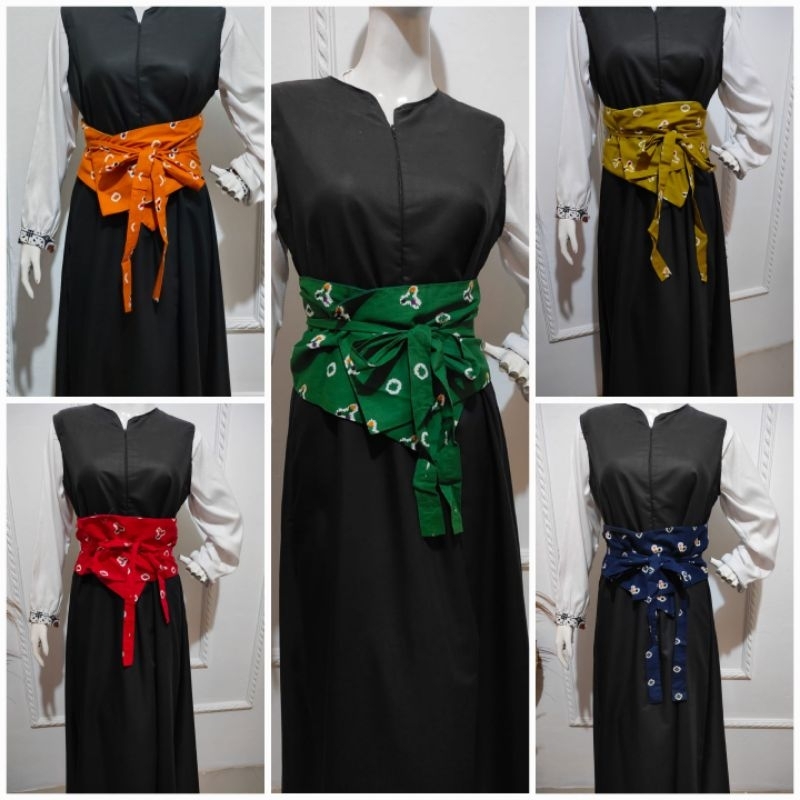 Jual Obi batik /sabuk kain jumputan printing | Shopee Indonesia