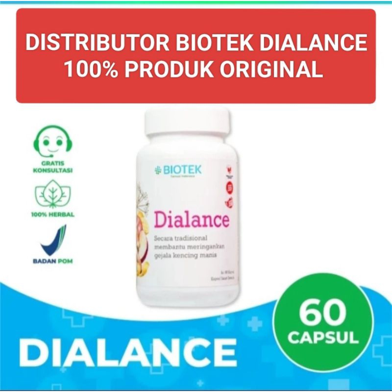 Jual BIOTEK FARMASI DIALANCE ISI 60 KAPSUL ORIGINAL ASLI | Shopee Indonesia