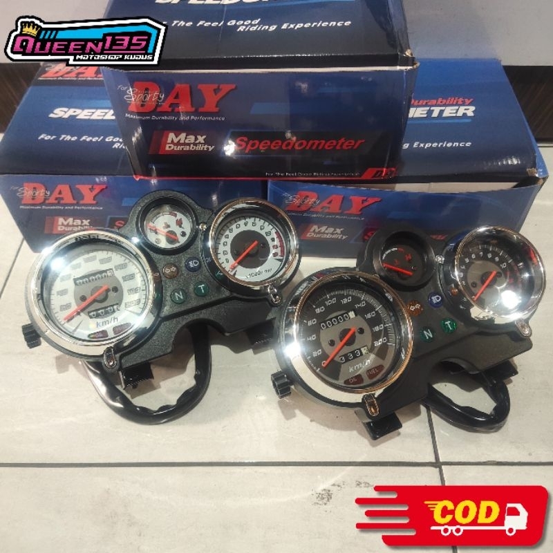 Jual spedo ninja | DAY | speedometer ninja r | s | ss | layar hitam abu ...
