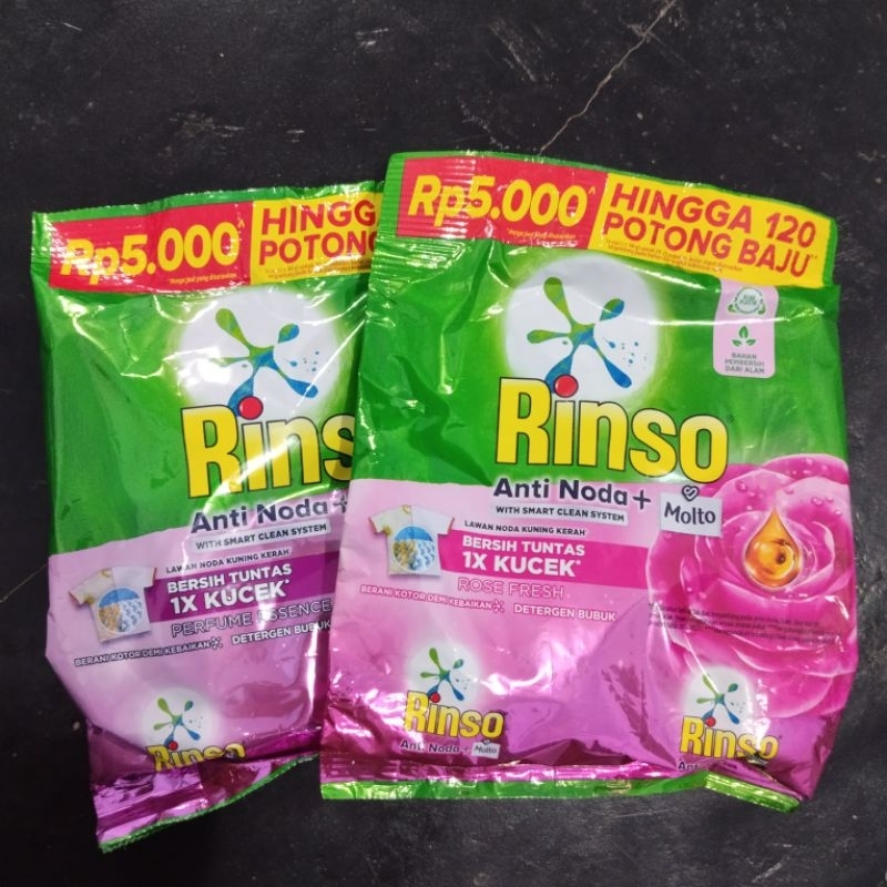 Jual rinso 5000 - Rinso detergent anti noda + molto 195 gr | Shopee ...