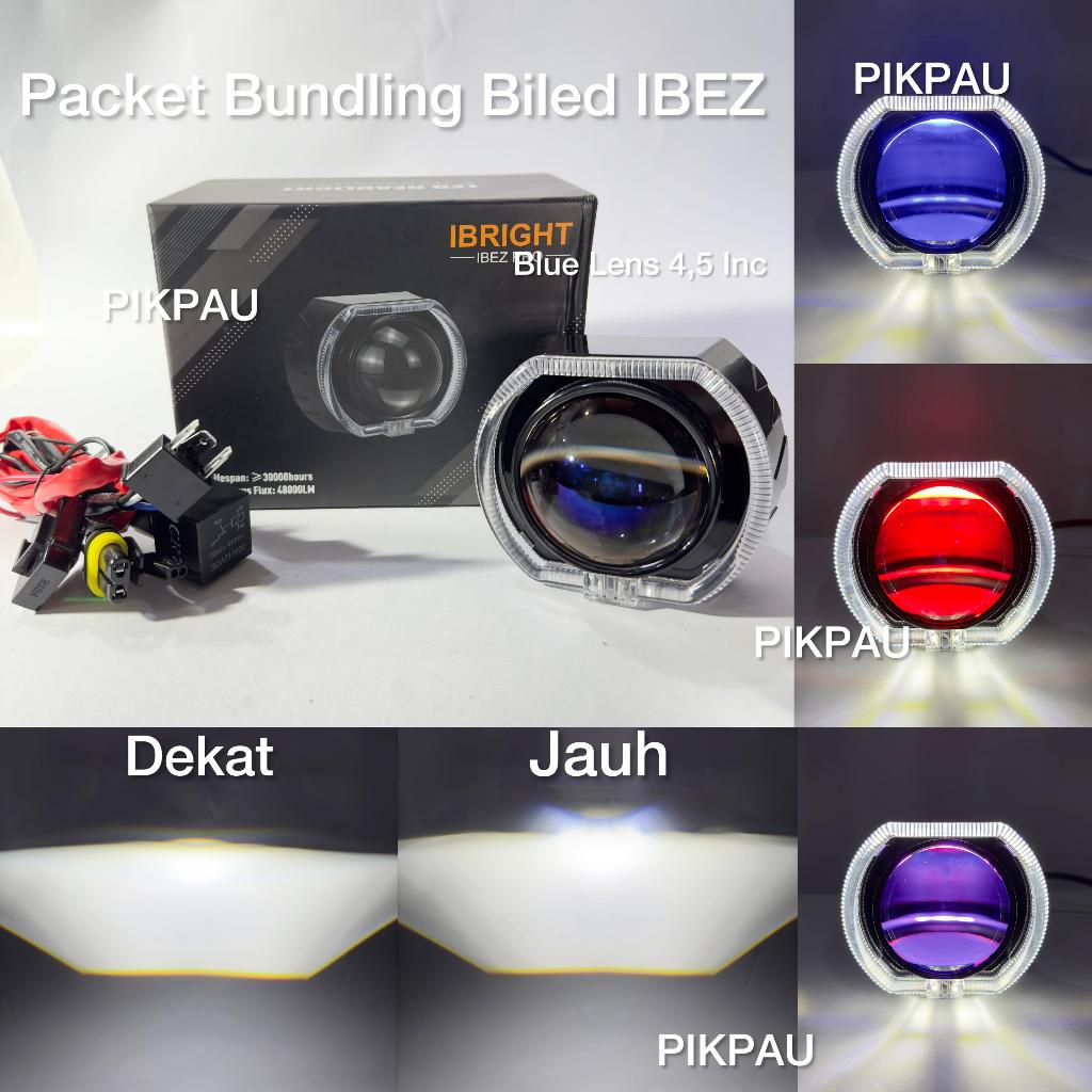Jual Packet Bundlin Biled IBEZ PRO Original 4,5inc Projie Biled Blue ...