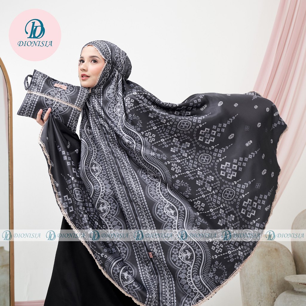 Jual DIONISIA Mukena Dewasa Silky Mukenah Jumbo Model 2 in 1 Motif ...