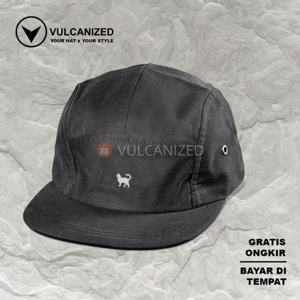 Jual Paket Pilihan Intis Topi 5 Panel Cat Black Topi Pria | Shopee ...