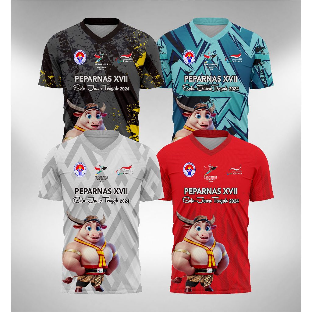 Jual Jersey PEPARNAS XVII Pekan Paralimpiade Nasional SOLO - JAWA ...