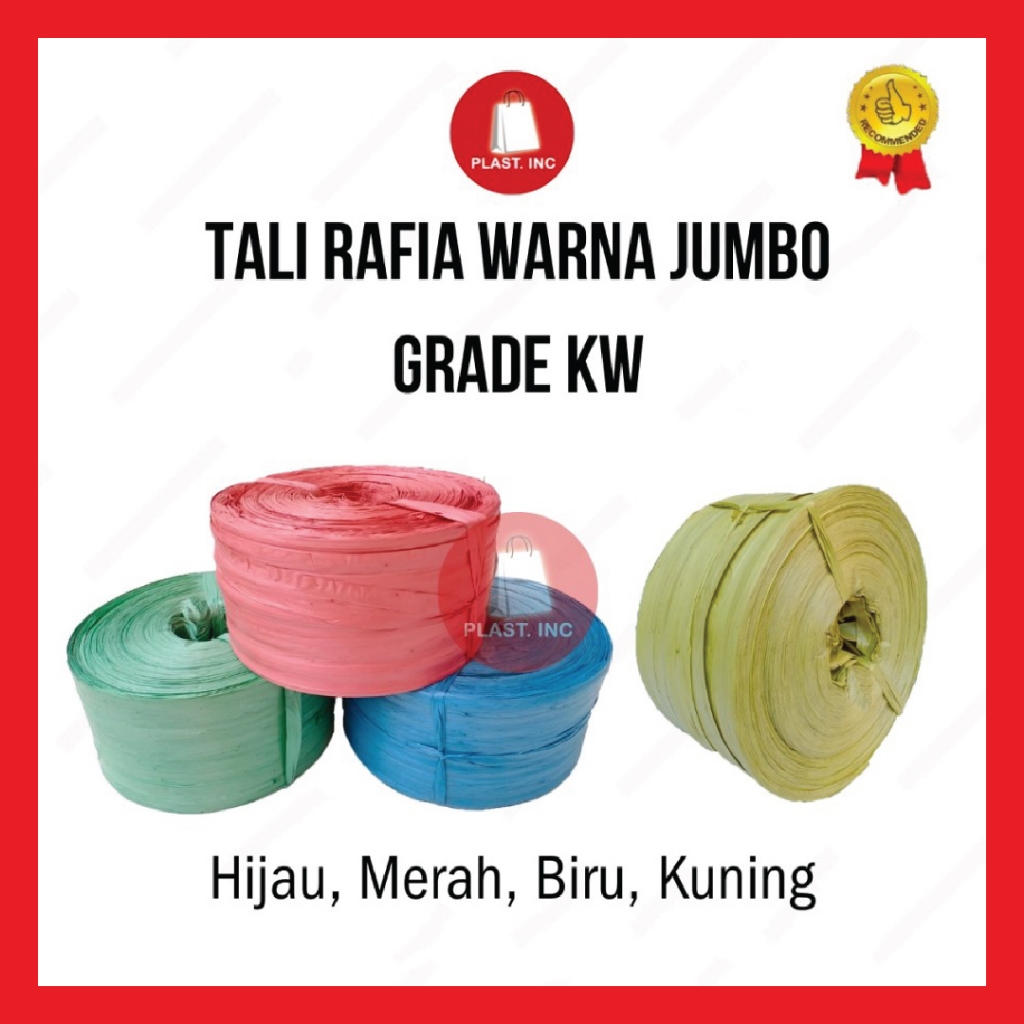 Jual TALI RAFIA ROLL BESAR UKURAN ±5KG GRADE KW | Shopee Indonesia