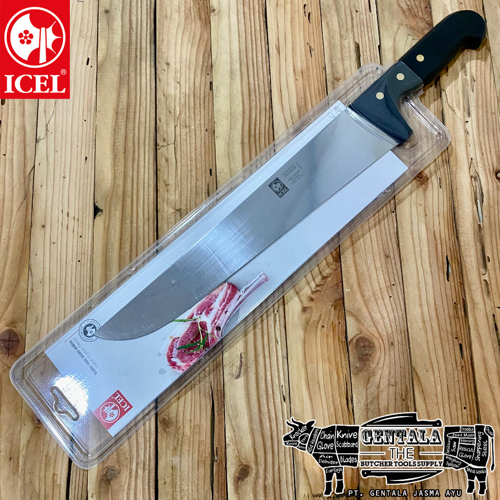 Jual Pisau ICEL, Butcher Knife 30cm POM Handle, Pisau Potong Daging dan Sembelih | Shopee Indonesia