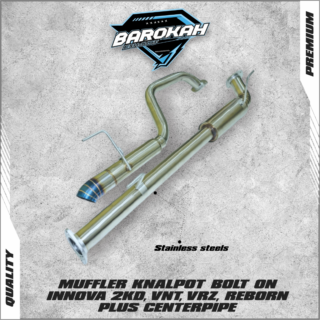 Jual TAILPIPE KNALPOT BOLT ON INNOVA 2KD, VNT, VRZ, REBORN PLUS ...