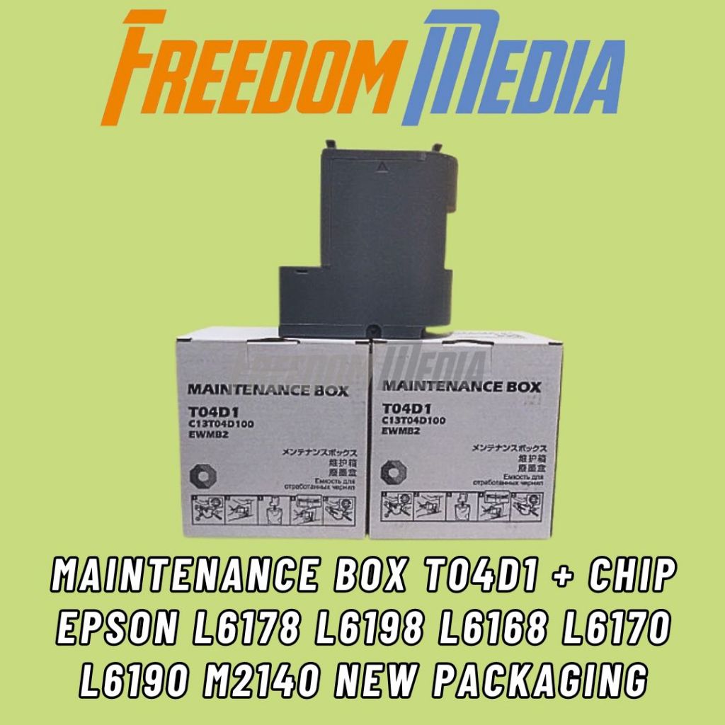 Jual Maintenance Box T04D1 + chip Epson L6178 L6198 L6168 L6170 L6190 ...
