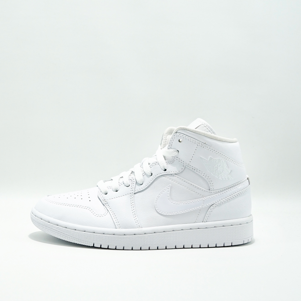 Jual JORDAN 1 Mid Triple White 554724136 ( 100% Authentic ) | Shopee ...