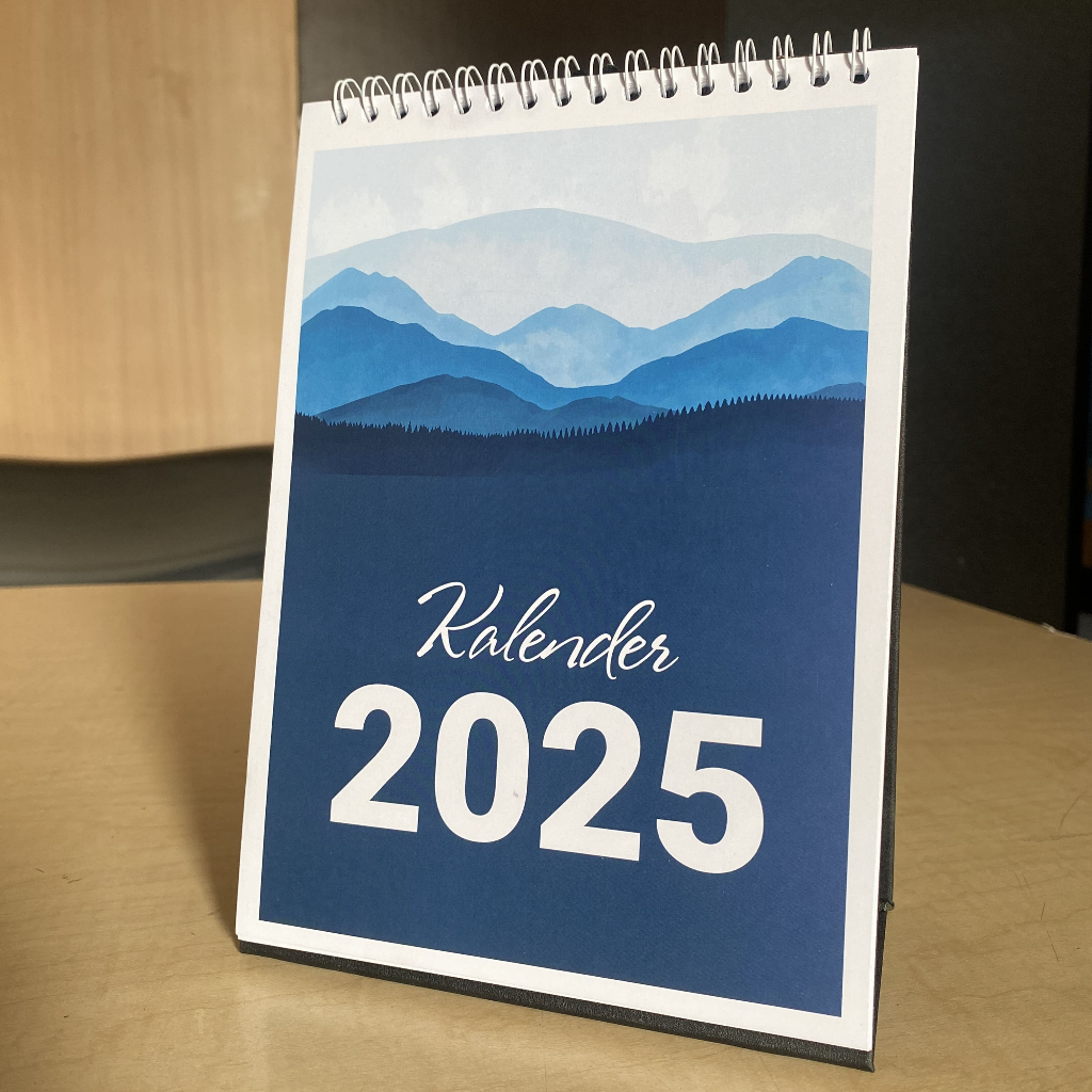Jual Custom Kalender duduk 2025 / Kalender 2025 Meja Custom Penyangga ...