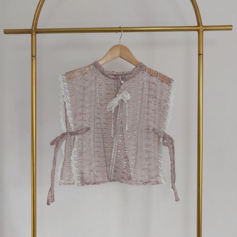 Jual Outer Rompi Vest Tali Renda Atasan Baju Pakaian Wanita Pesta ...