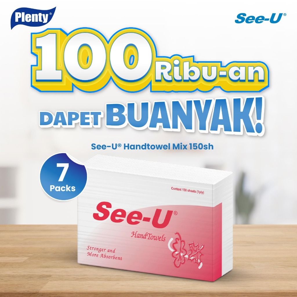 Jual See-u Handtowel Mix 150 sh (Bundle 7 Packs) | Shopee Indonesia