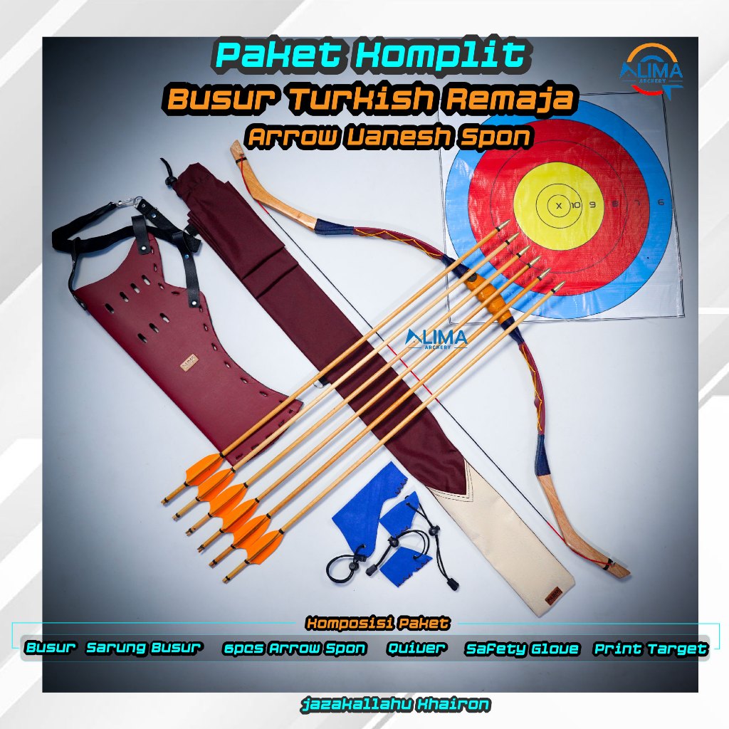 Jual Busur Fiber Flat Edisi Remaja 20Lbs-30Lbs Mulai Usia 3sd - Usia ...