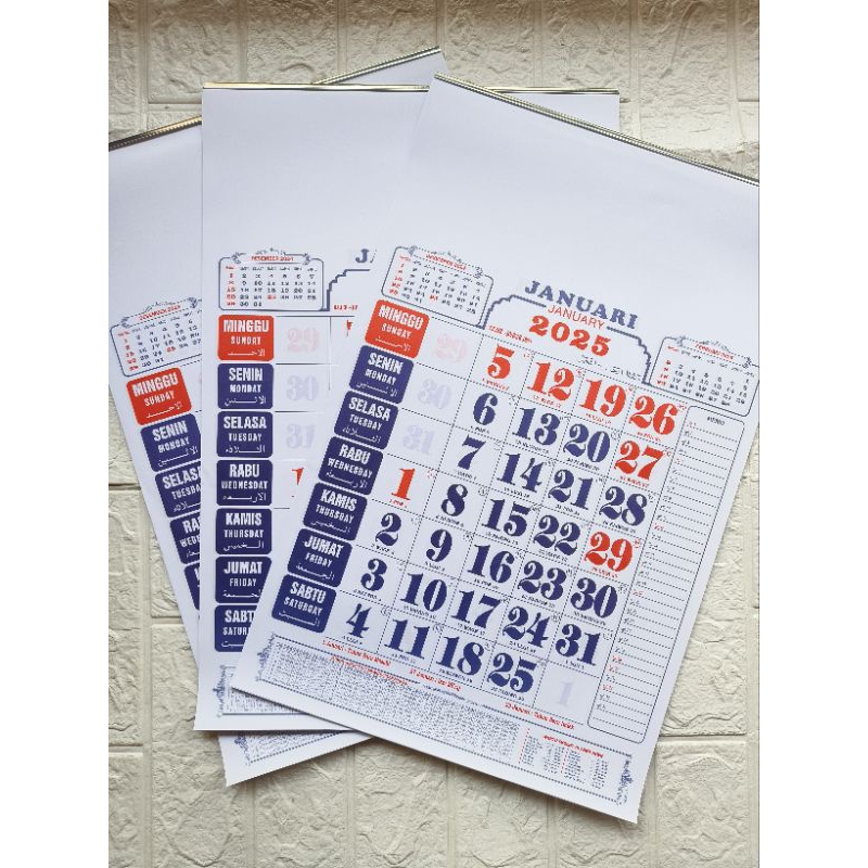 Jual KALENDER KERJA KECIL/MEDIUM 2025 | Shopee Indonesia