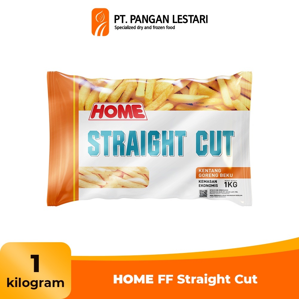 Jual [STRAIGHT 1 KG] KENTANG HOME STRAIGHT CUT KEMASAN 1 KG KENTANG GORENG 1KG | Shopee Indonesia