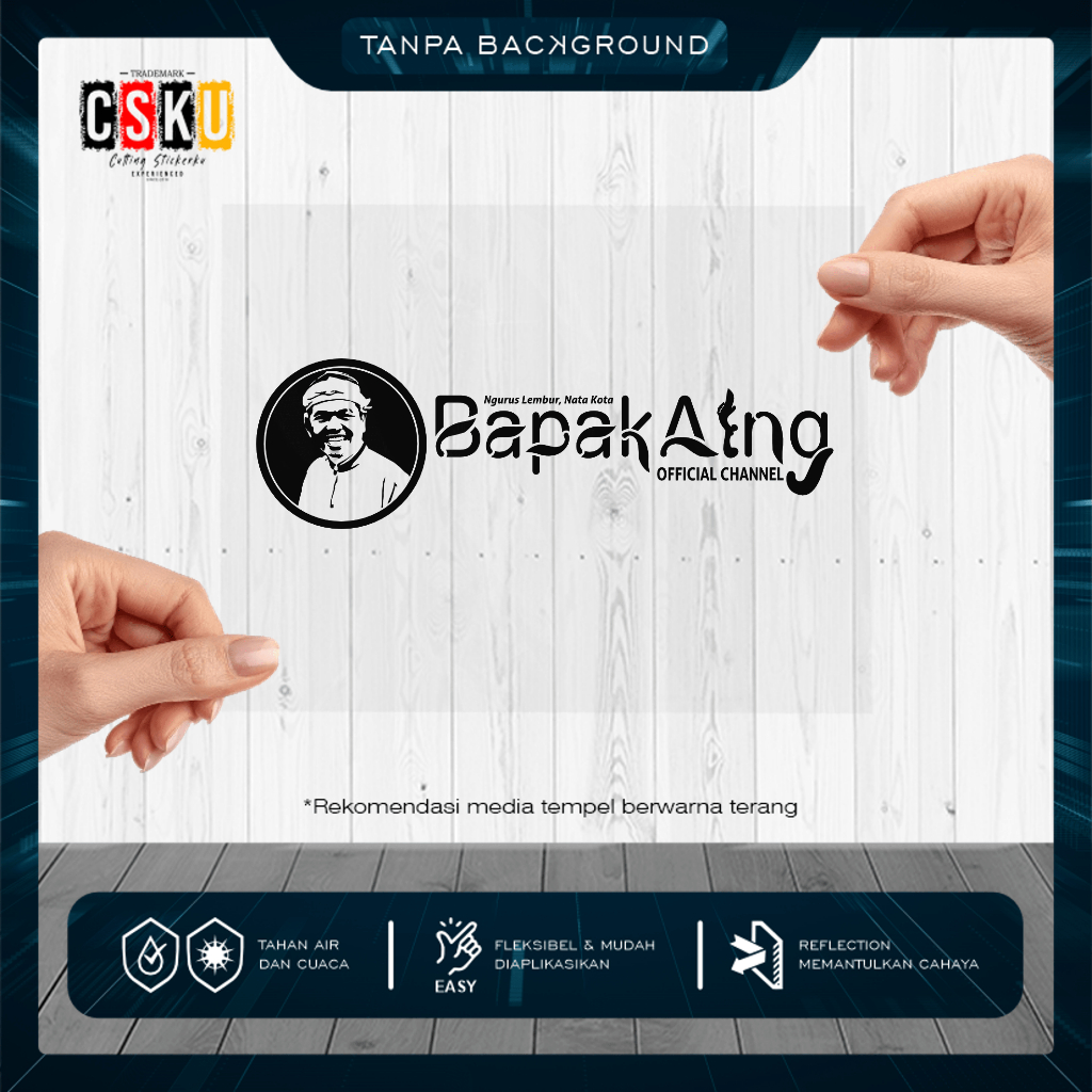 Jual Cutting Stiker Logo Dedi Mulyadi Variasi Motor Mobil Sticker Urang ...