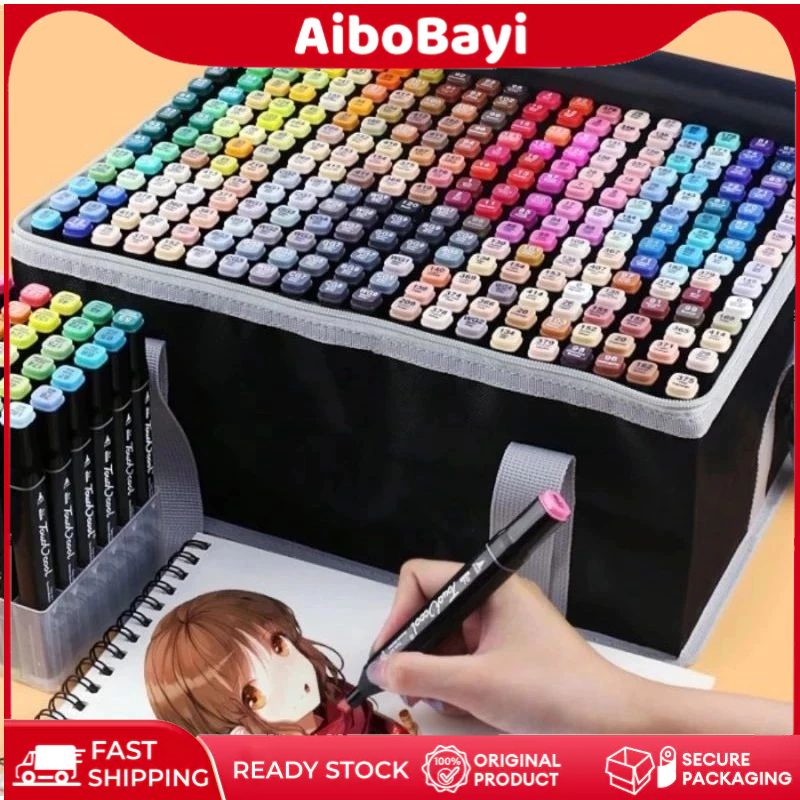 Jual Touch 204/168/ 120 Warna Sketsa Spidol Umum General Marker Set ...