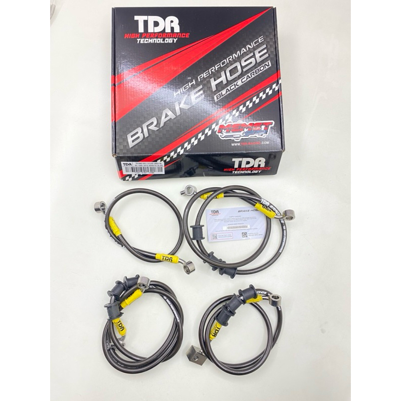 Jual Selang Rem TDR Racing Black Carbon Depan Belakang PCX ADV 150 160 CBS | Shopee Indonesia