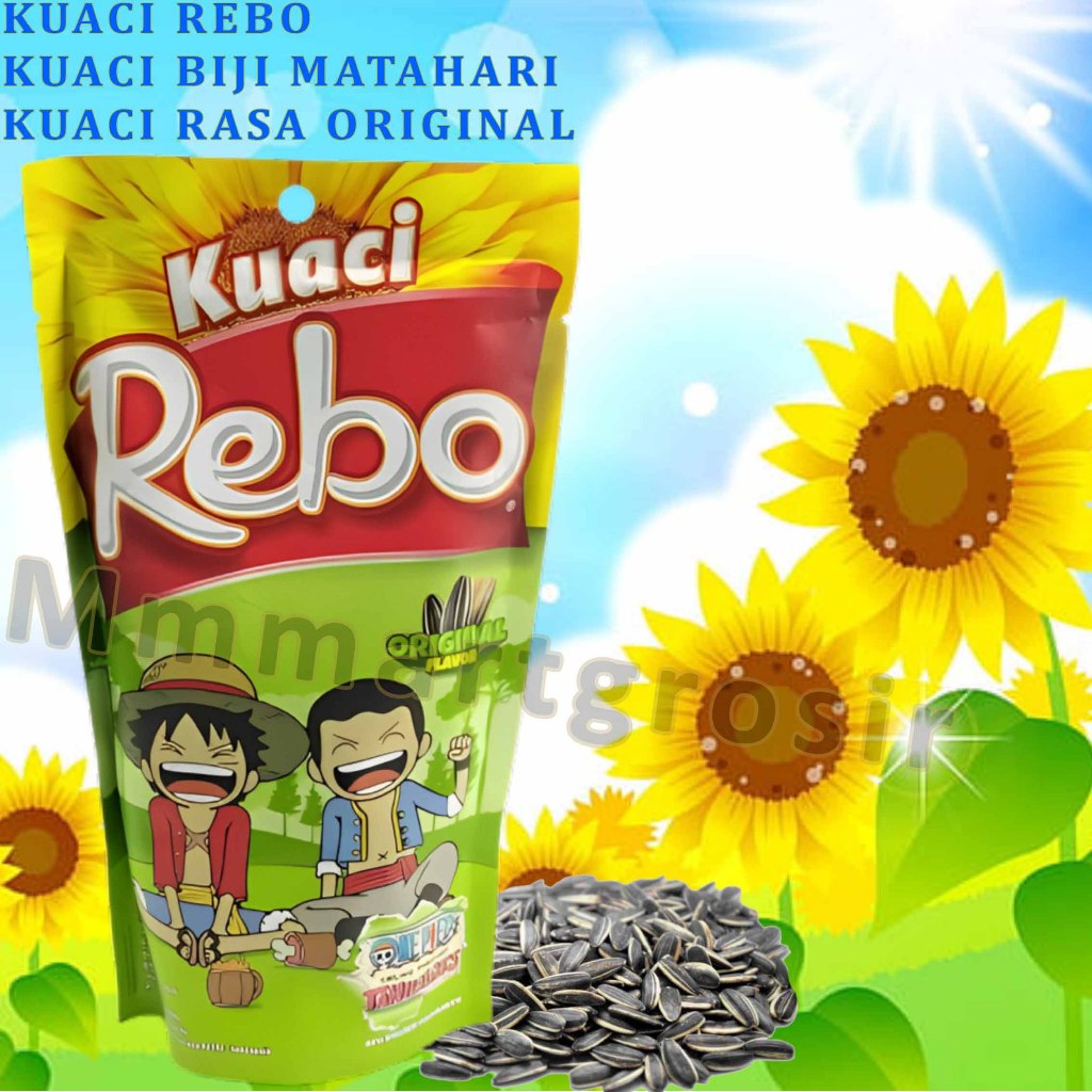 Jual Kuaci Rebo / Kuaci Biji Matahari / Kuaci Rasa Original / 140gr ...