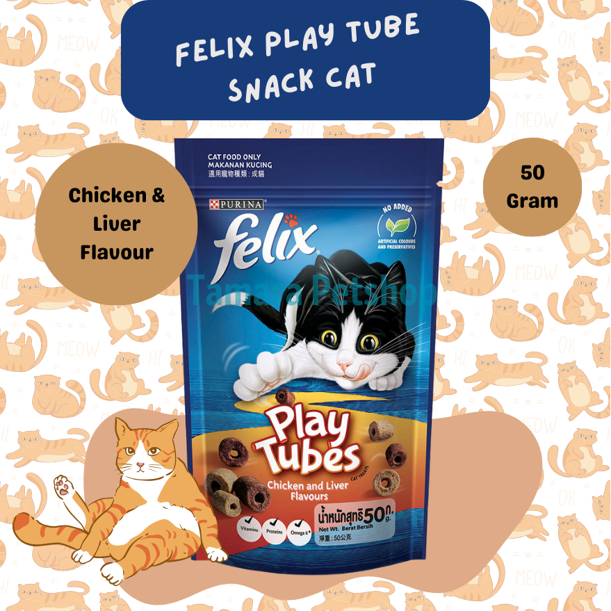 Jual Felix Play Tubes 50 G, Snack Kucing | Shopee Indonesia